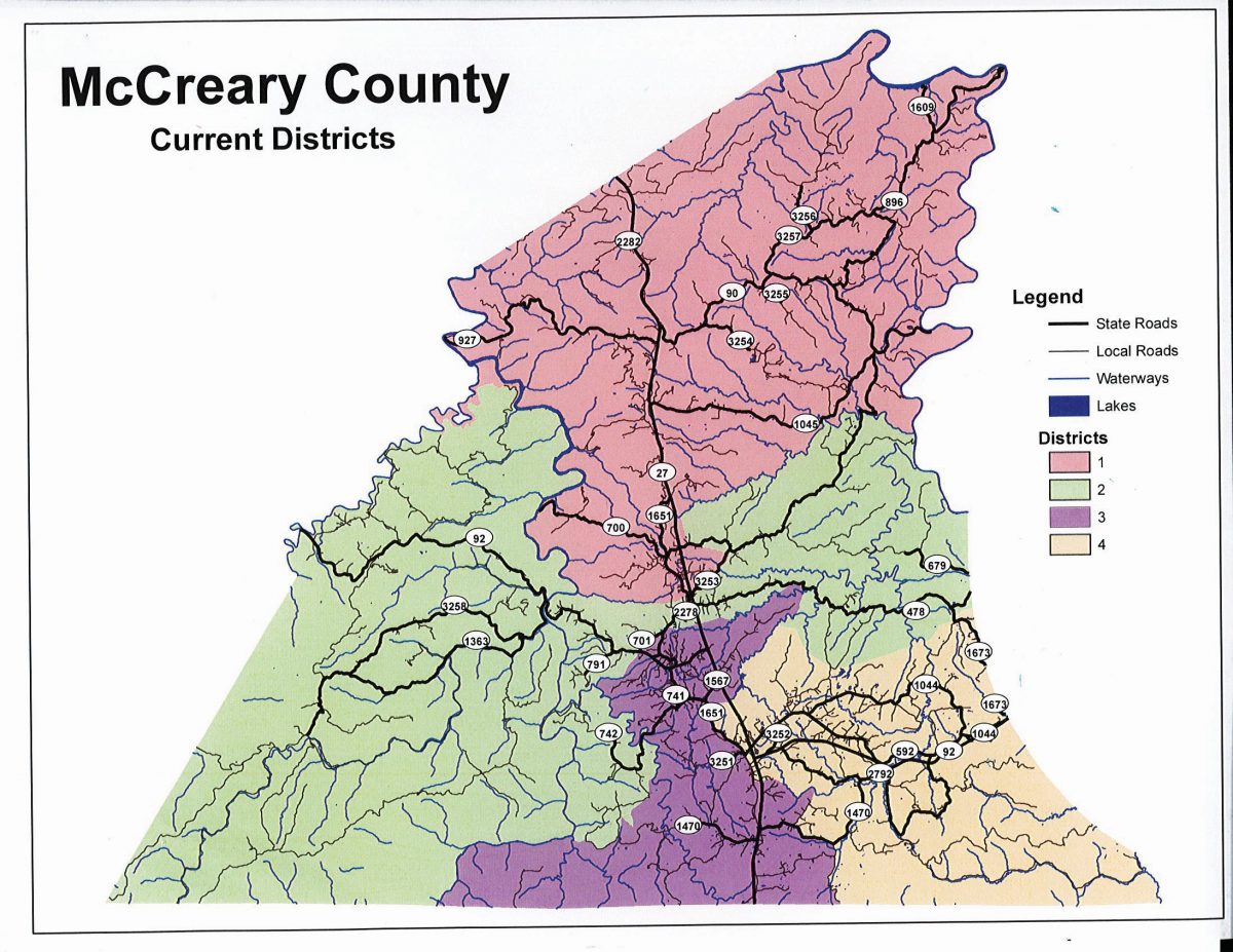 New district boundary lines in 2024 election – McCreary Journal